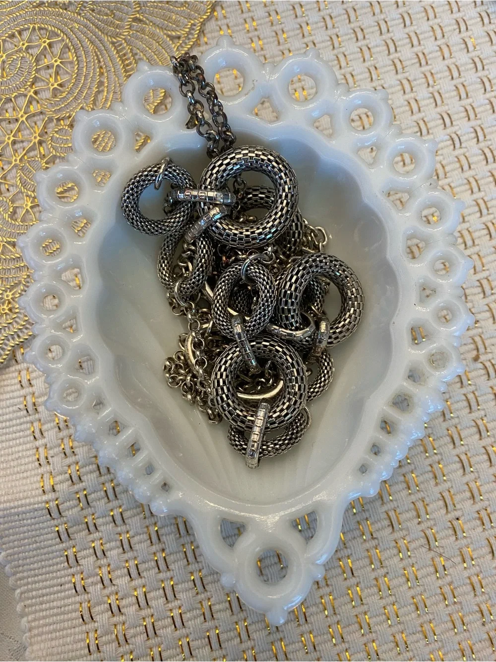 Premier Designs | Jewelry | Premier Designs Tone Layered Chain Necklace ...